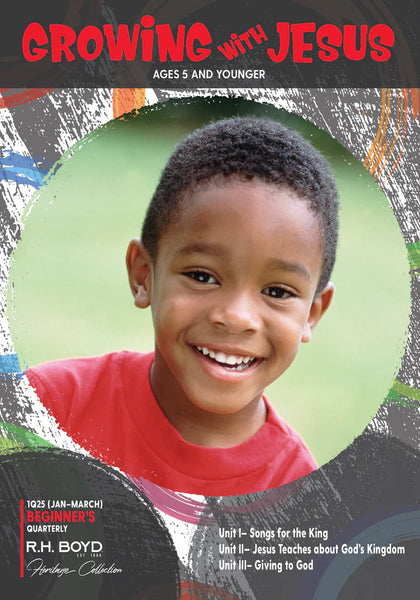 Growing with Jesus Student Book Ages 5 and Younger, QTR 1 (January-Mar ...
