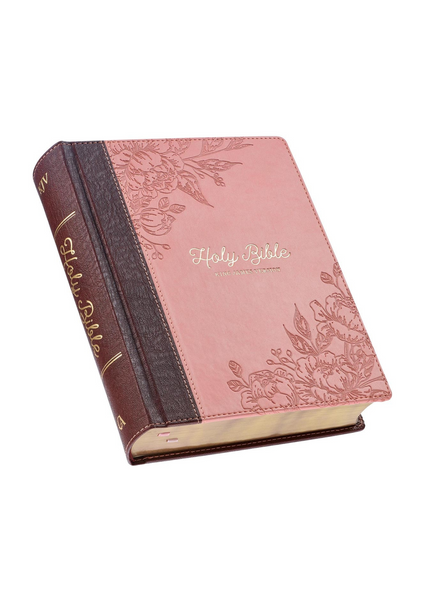 KJV Note-Taking Bible, Brown and Pink – Eternal Life Christian Book Store