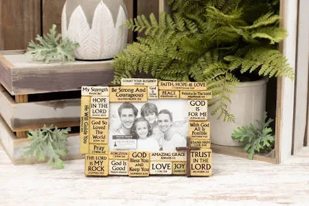 Stacked Scripture Photo Frame – Eternal Life Christian Book Store