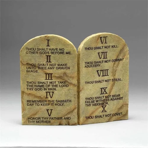 Ten Commandments Wall or Tabletop Plaque – Eternal Life Christian Book ...